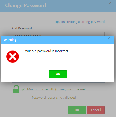 Change Password