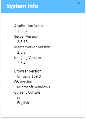 View Application Info