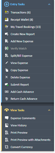 Create Mileage Expense