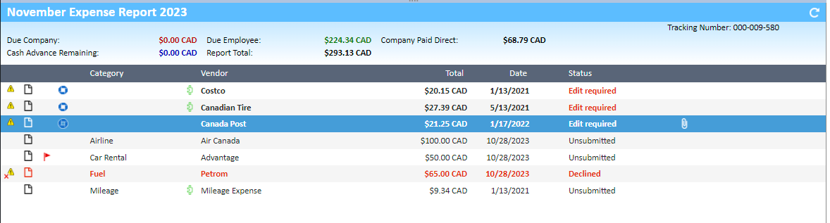 Create New Expense from Transactions