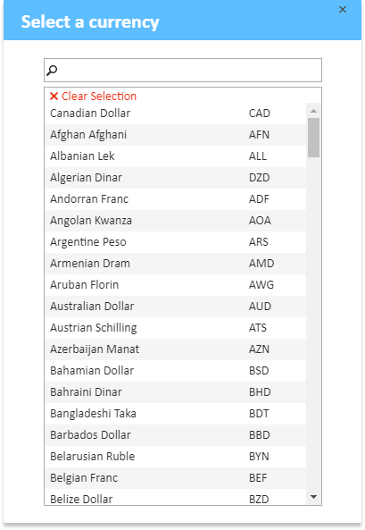 Convert Currency