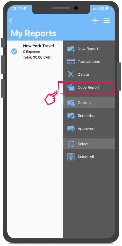 Copy Report