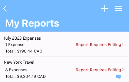 Copy Report