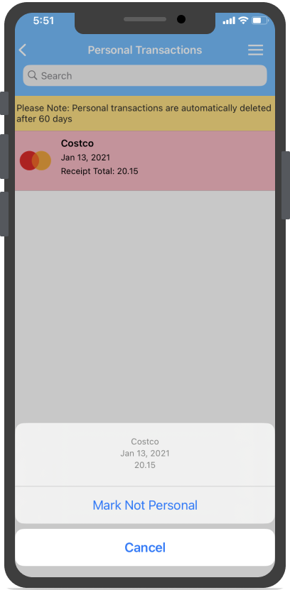 Restore Transactions