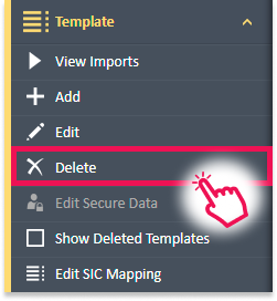 Delete Template