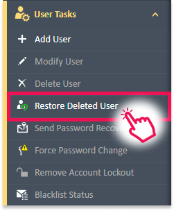 Restore Deleted User
