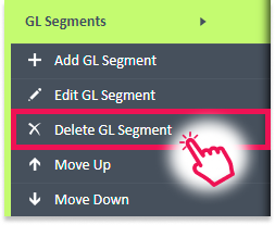 Delete GL Segment